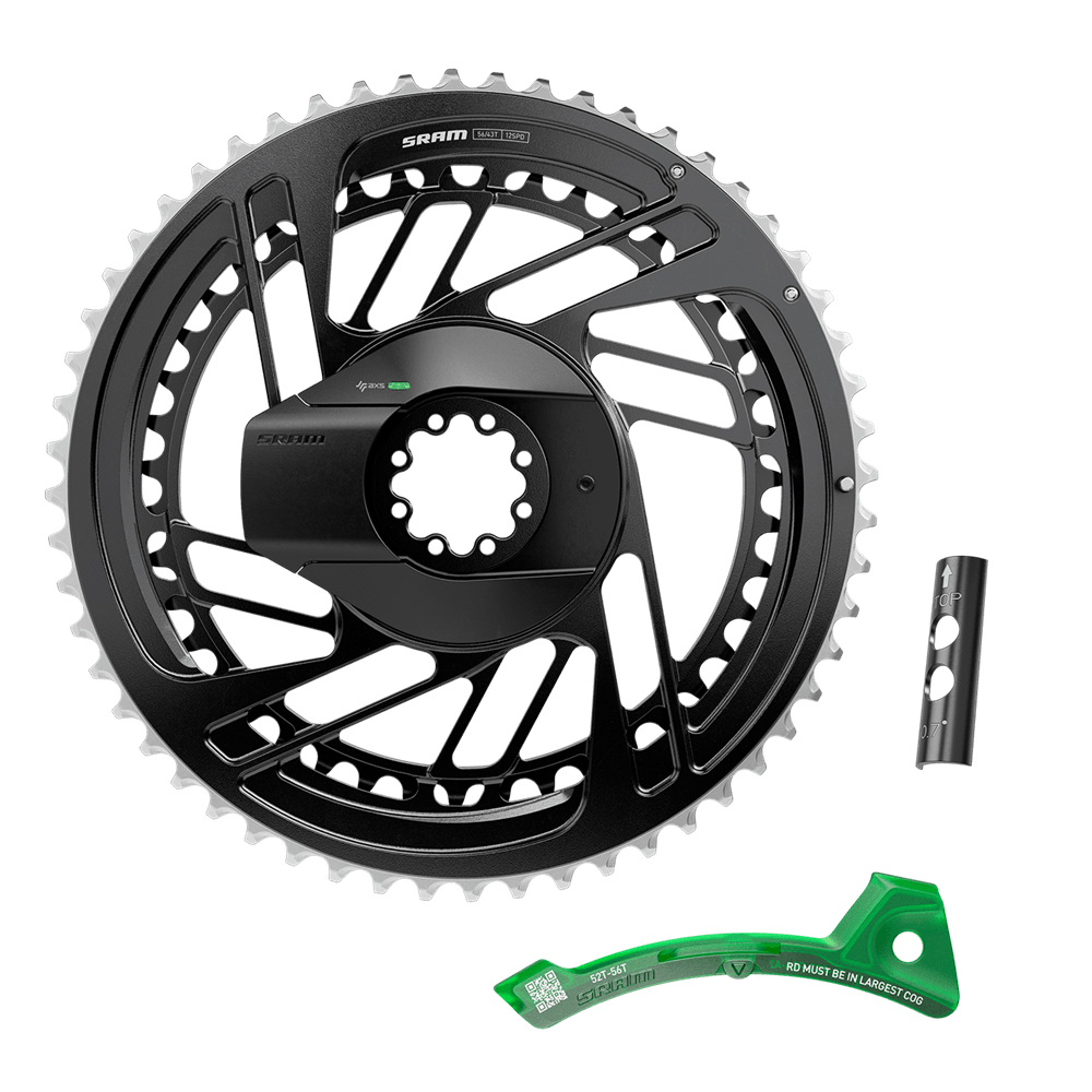 Medidor de Potência Coroa SRAM Red AXS E1 39-52T DM Preto Prata | SRAM