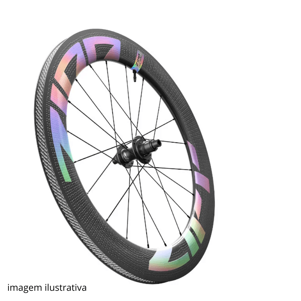 Kit Adesivo Roda Zipp 808 Prata - 01 Roda | SRAM